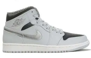 JORDAN 1 Retro Mid Sneakers - Grey