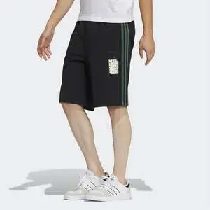 Adidas Neo Shorts With Graffiti Print