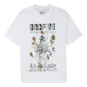 LI-NING Badfive Limited Series Loose Round Neck Short Sleeve - White