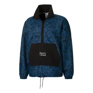 PUMA X Mr Doodle Graffiti Print Stand Collar Jacket