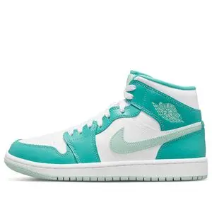 JORDAN Air Jordan 1 Mid Sneakers Green/white