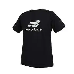 NEW BALANCE Logo T-shirt Asia Sizing 'black - Black/white