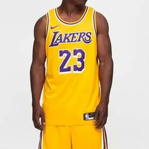 Nike Lebron James Icon Edition Swingman Los Angeles Lakers - Yellow