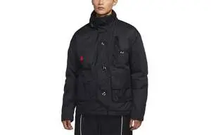 Nike Stand Collar Training Sports Thermal Cotton Jacket