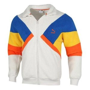 PUMA Retro Block Sherpa Jacket - Grey