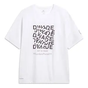 LI-NING Way Of Wade Graphic At Dry Freeze T-shirt 'white - White/black