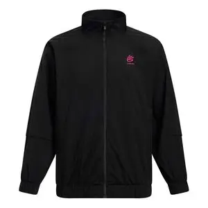 Under Armour Curry Graphic Track Jacket - Black/pink