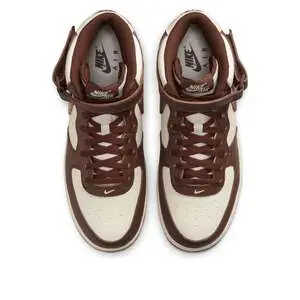 Nike Force 1 Mid "brown Plaid - Brown/cream