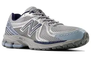 NEW BALANCE 860 V2 Athletic Sneakers - Silver/blue/grey