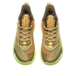 ANTA Kai 1 Speed "young At Heart" Sneakers - Tan/volt/orange
