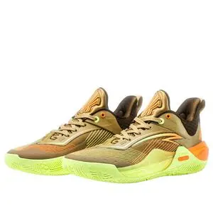 ANTA Kai 1 Speed "young At Heart" Sneakers - Tan/volt/orange