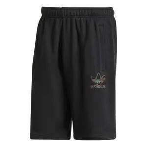 Adidas Originals Straight Sports Shorts With Cartoon Graphic - Multi-color