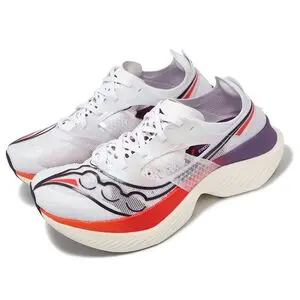 Saucony Endorphin Elite Sneakers - White/vizired
