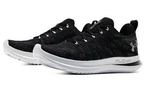 Under Armour Flow Velociti 3 Athletic Sneakers - Black/white