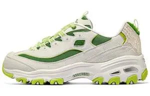 Sketchers D'lites 1.0 Chunky Sneakers - Beige/green