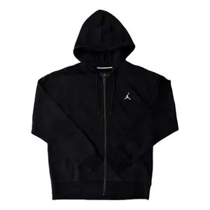 JORDAN Full Zip Hoodie 'black - Black/multi-color