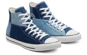 CONVERSE Chuck Taylor All Star High Top Denim Patchwork Sneakers