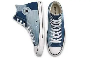 CONVERSE Chuck Taylor All Star High Top Denim Patchwork Sneakers