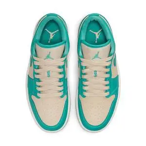 JORDAN 1 Low "tropical Teal - Cream/blue