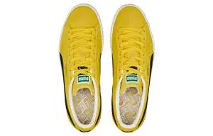 PUMA Suede Classic 21 Low Top Sneakers - Yellow/black