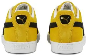 PUMA Suede Classic 21 Low Top Sneakers - Yellow/black