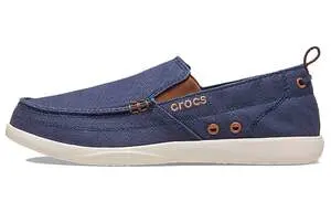 CROCS Walu Slip-on Loafers - Blue/brown