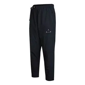 Nike J 23e Woven Pant Solid Color Casual Knit Sports Pants/trousers/joggers Autumn Black - Default Color