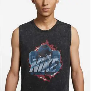 Nike Dri-fit Training Gym Tank Top - Black/multi-color