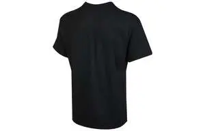 Nike Solid Color Pocket Round Neck Loose Short Sleeve Black T-shirt