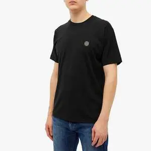 Stone Island Patch Logo T-shirt - Black