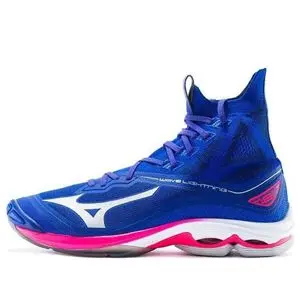 Mizuno Wave Lightning Neo High Top Sneakers - Blue/white