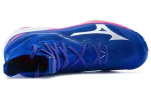 Mizuno Wave Lightning Neo High Top Sneakers - Blue/white