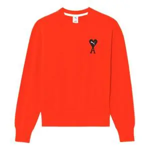 PUMA X Ami Crewneck Sweatshirt - Orange/red
