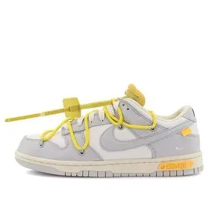 Nike X Off-white Dunk Low 'lot 29 Of 50' Sneakers - Gray/white