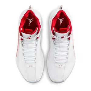 JORDAN 35 "fire Red" High Top Sneakers - White/red