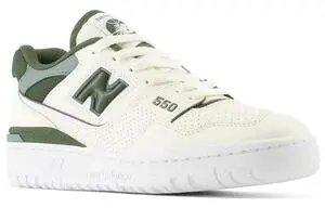 NEW BALANCE 550 Athletic Sneakers - Beige/green/white