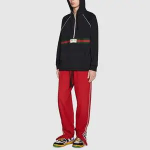 Gucci Cotton Jersey Sweatshirt With Web