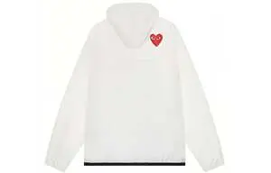 Play Comme Des Garcon X K-way Full Zip Jacket - White