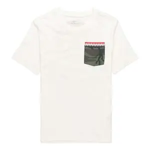 Nike Back Cartoon Devil Camouflage Pattern Printing Casual Round Neck Short Sleeve White T-shirt - Multi-color