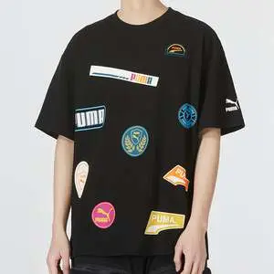 PUMA Mix Badge Logo Tee 'black