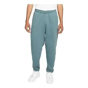 Nike Logo Embroidered Casual Solid Color Sports Pants/trousers/joggers Blue - Multi-color