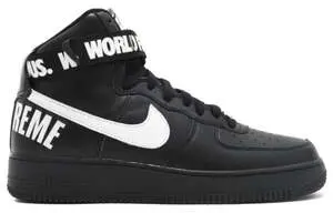 Nike X Supreme Air Force 1 High Sp - Black