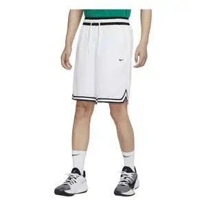 Nike Dri-fit Dna Logo Printing Stripe Drawstring Lacing Sports Shorts White