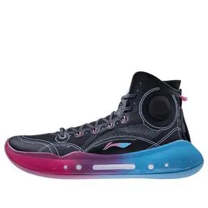 LI-NING Yu Shuai 14 Beng High Top Basketball Shoes - Black/pink