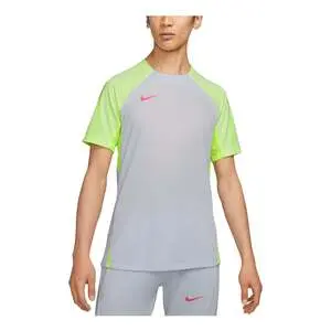 Nike Dri-fit Strike Short-sleeve Football T-shirt - Grey/green