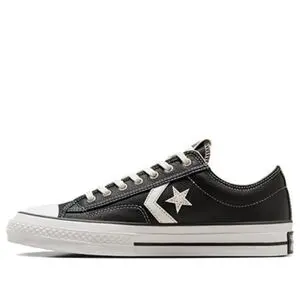 CONVERSE Star Player 76 Fall Leather Sneakers - Black/white