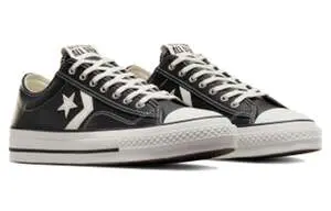 CONVERSE Star Player 76 Fall Leather Sneakers - Black/white