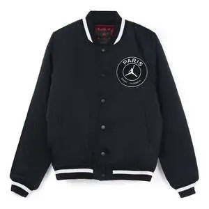 JORDAN Paris Saint-germain Varsity Jacket - Black