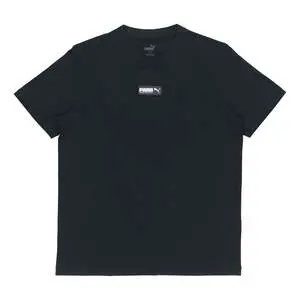 PUMA Round Neck Sports Short Sleeve - Black