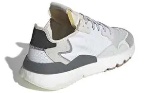 Adidas Nite Jogger "grey Pack Neutral White" Lace Up Sneakers - White/grey